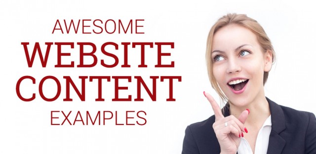 Examples of Great Website Content
